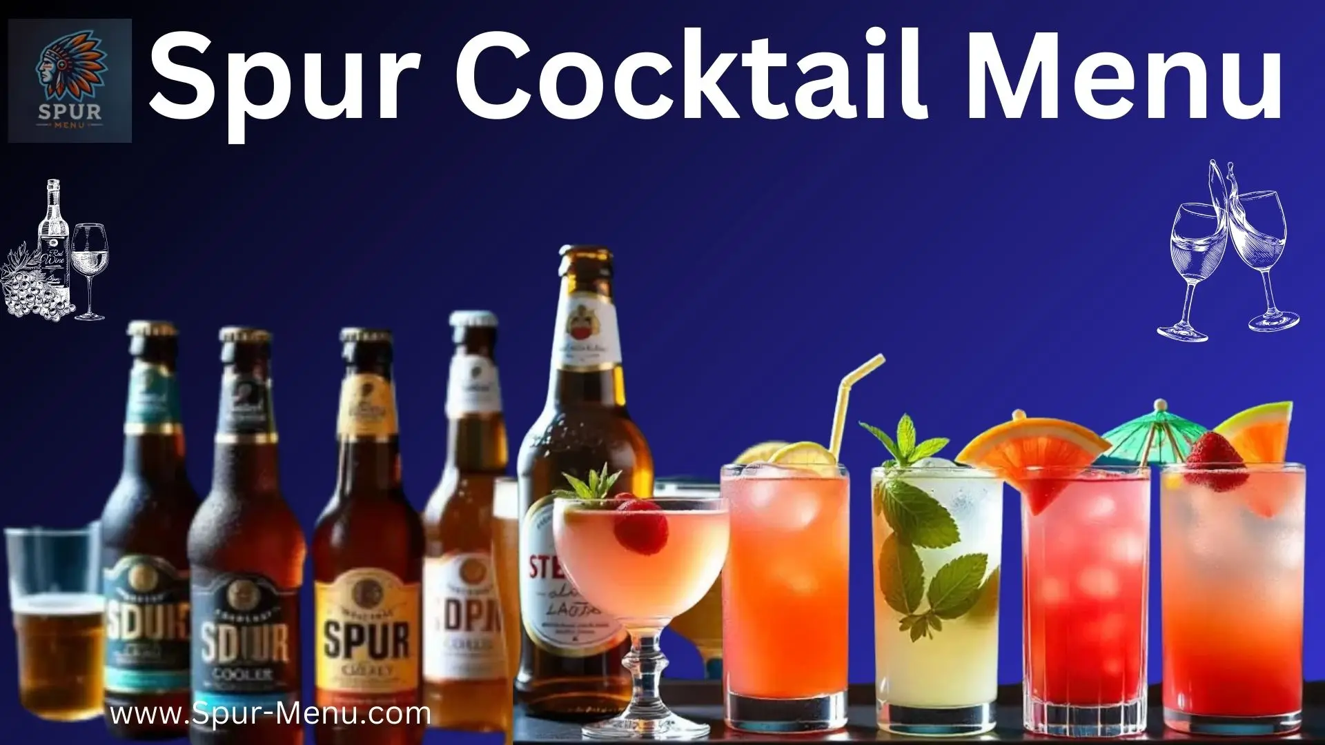 Spur Cocktail Menu & Spur Wine Menu in SA 2025